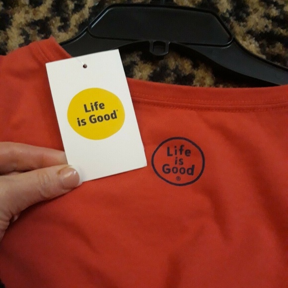 Life Is Good | Tops | Life Is Good America Usa Flag Heart Summer T ...